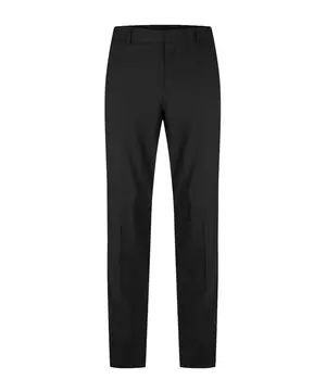 Hugo Boss Solid Color Casual Trousers - Grey