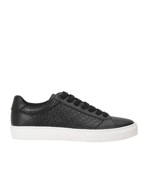 Hugo Boss Embossedleather Lowtop Sneakers - Black