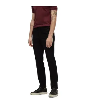 Hugo Boss Slimfit Tapered Chino Trousers - Black