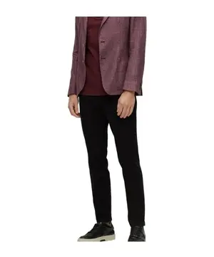 Hugo Boss Slimfit Tapered Chino Trousers - Black