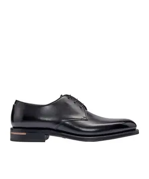 Hugo Boss Solid Color Loafers - Black