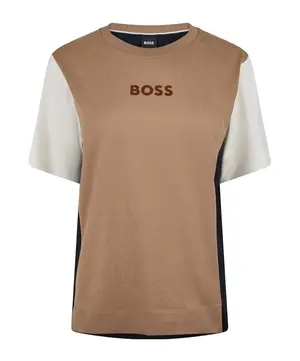 Hugo Boss Colorblock Shortsleeve Tshirt - Brown