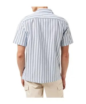 Tommy Hilfiger Verticalstripe Campcollar Shortsleeve Shirt