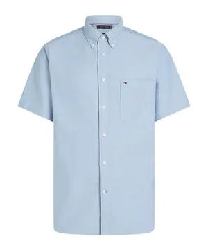 Tommy Hilfiger Buttondown Shortsleeve Shirt - Blue