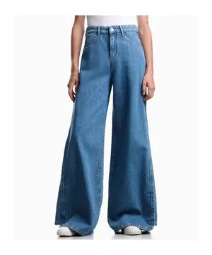 Emporio Armani High-rise Wide-leg Jeans