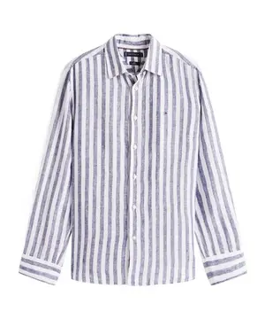 Tommy Hilfiger Verticalstripe Linen Longsleeve Shirt