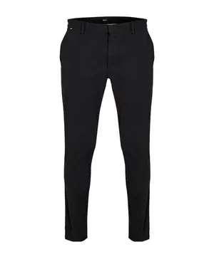 Hugo Boss Slimfit Twill Chino Trousers - Black