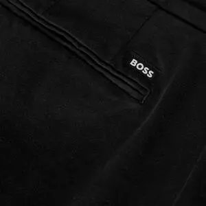 Hugo Boss Slimfit Twill Chino Trousers - Black