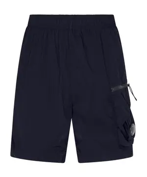 C.P. COMPANY Elasticwaist Cargo Shorts - Black