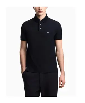 Emporio Armani Minimalist Shortsleeve Polo Shirt