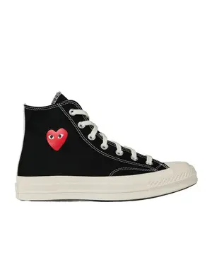 Play Comme Des Garcon Play Comme Des Garcons High Top Trainers - No