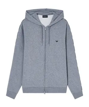 Emporio Armani Zipup Hoodie - Grey