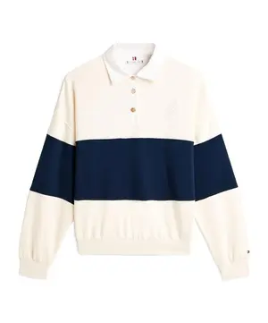 Tommy Hilfiger Long Sleeve Rugby Sweatshirt - No
