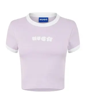 Hugo Boss Ribbed T-shirts For Women