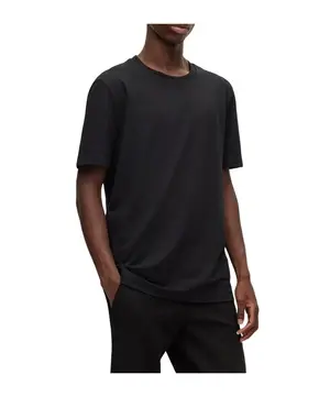 Hugo Boss Plain Crewneck Shortsleeve Tshirt - Black