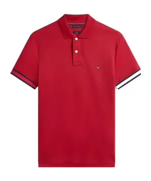 Tommy Hilfiger Shortsleeve Polo Shirt - Red