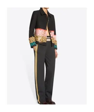 Dries Van Noten Slim Leg Wool Pants