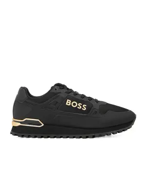 Hugo Boss Breathable Mesh Sneakers - Black