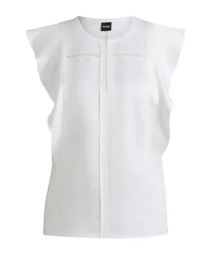 Hugo Boss Sleeveless Top - White