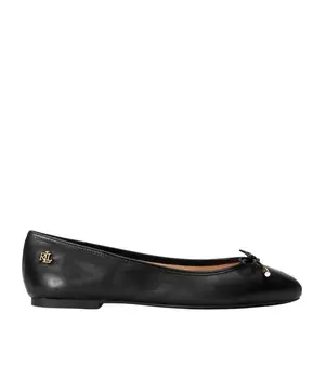 Ralph Lauren Ballet Flat - Black