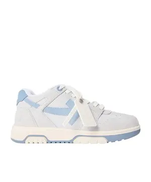 Off-White Solid Color Sneakers - Grey