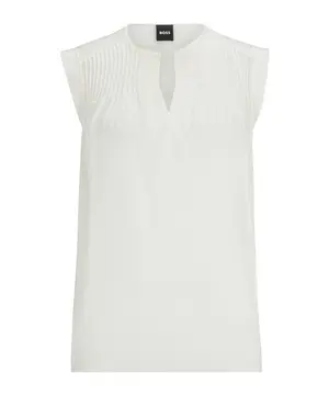 Hugo Boss Sleeveless Top - White