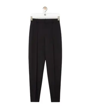 Loewe Trousers In Wool - Black