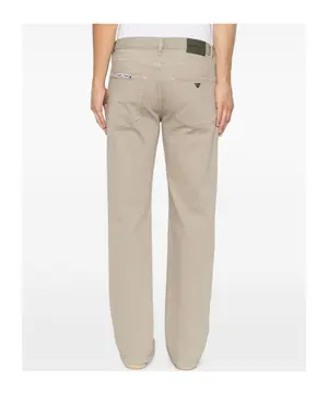 Emporio Armani Logo-patch Five-pocket Jeans