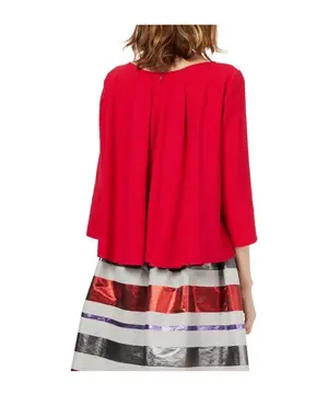 Emporio Armani Neck Threequarter Sleeve Top