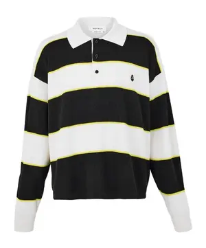 Alexander McQueen Collar Knit Top - Black