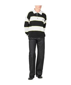 Alexander McQueen Collar Knit Top - Black