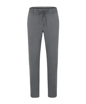 Hugo Boss Drawstring Casual Trousers - Gray