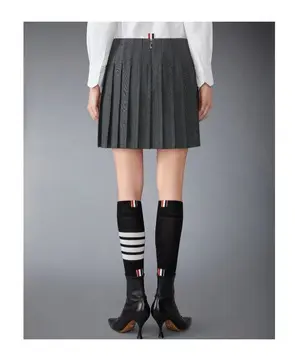 Thom Browne Mini Pleated Skirt