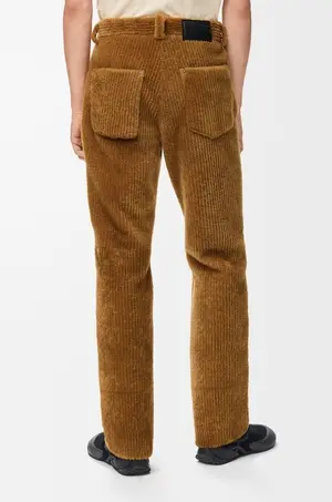 Loewe Trousers In Shearling