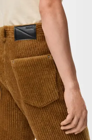 Loewe Trousers In Shearling