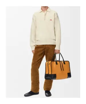 Loewe Trousers In Shearling
