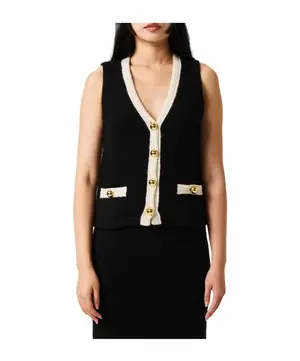 Alessandra Rich Vneck Knit Cardigan