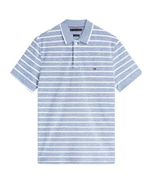 Tommy Hilfiger Shortsleeve Lapel Shirt - Blue