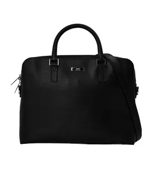 Hugo Boss Grainleather Briefcase - Black