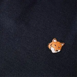 Maison Kitsuné Fox Merino Wool Crew Neck Pullover