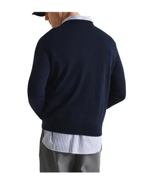 Maison Kitsuné Fox Merino Wool Crew Neck Pullover