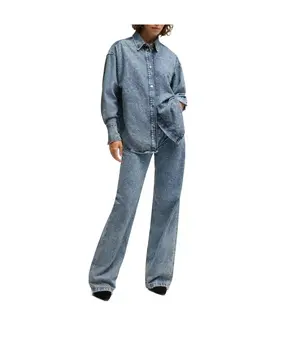 Hugo Boss Pointcollar Denim Longsleeve Shirt
