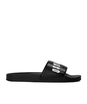 Dsquared2 Comfortable Slipon Slide Sandals - Black