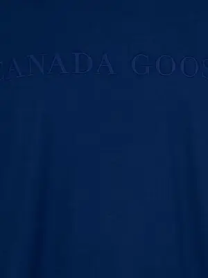 Canada Goose Logo Embossed T-shirt - Blue