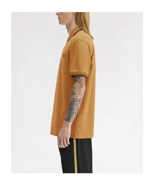Fred Perry Cotton Shortsleeve Lapel Tshirt