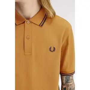 Fred Perry Cotton Shortsleeve Lapel Tshirt