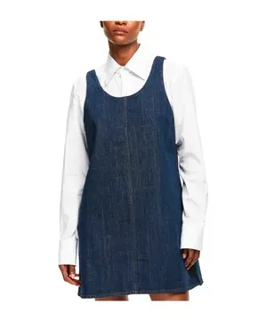 AMI Paris Denim Mini Dress