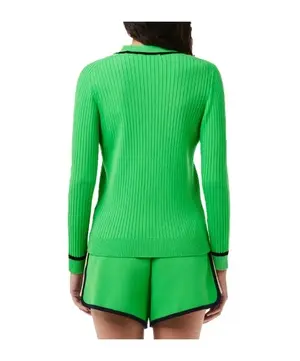 Lacoste Vneck Knit Cardigan