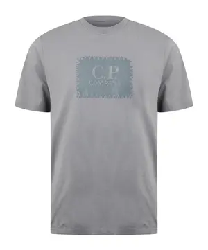 C.P. COMPANY Minimalistlogo Tshirt - Gray