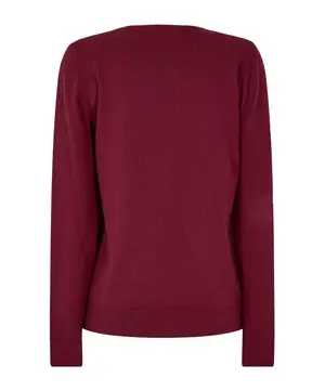 Lacoste Vneck Longsleeve Knit Top